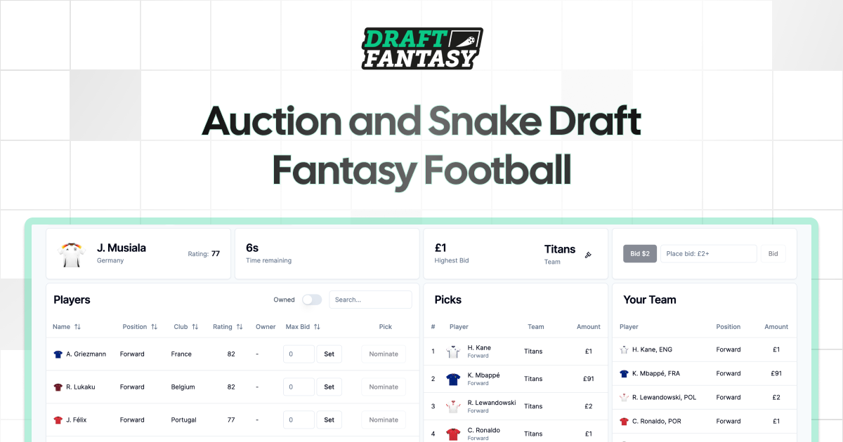 Draft Fantasy - Premier League 25/26